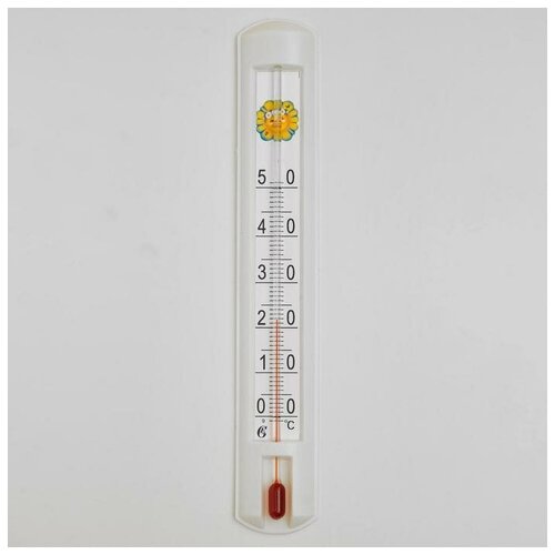 Термометр комнатный, от 0°С до +50°С, упаковка картон, микс