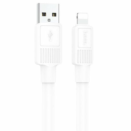Кабель USB HOCO X84 Solid USB - Lightning, 2.4А, 1 м, белый