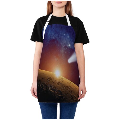 Фартук женский для готовки JoyArty "Солнце на марсе", универсальный размер