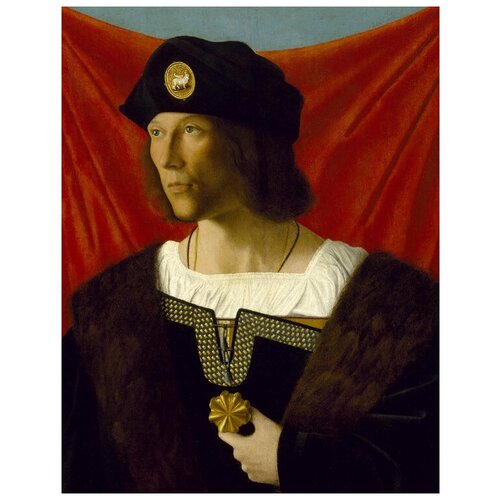 Репродукция на холсте Портрет мужчины №9 Венето Бартоломео 30см. x 39см.