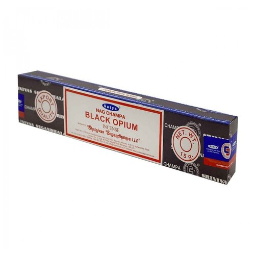 Благовоние Черный опиум (Black Opium incense sticks) Satya | Сатья 15г