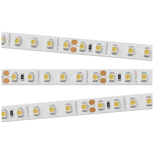 Arlight Лента RT 2-5000 24V Warm3000 2x (3528, 600 LED, LUX) (Arlight, 9.6 Вт/м, IP20) 024108(B)