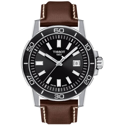 Наручные часы TISSOT T-Sport Supersport Gent T125.610.16.051.00, коричневый, черный