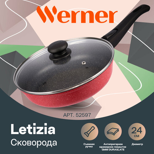 Сковорода из литого алюминия Werner Letizia 52597 24 см