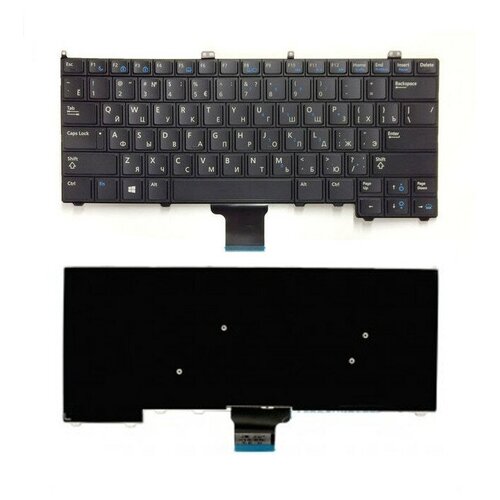 Клавиатура для Dell Latitude E7440, E7250, E7240 (CN-04P5PJ, 04P5PJ, без стика)