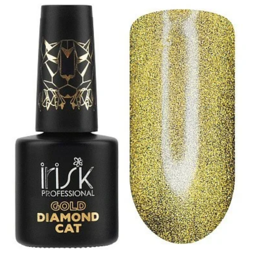 Irisk Professional Гель-лак Diamond Cat, 10 мл, gold