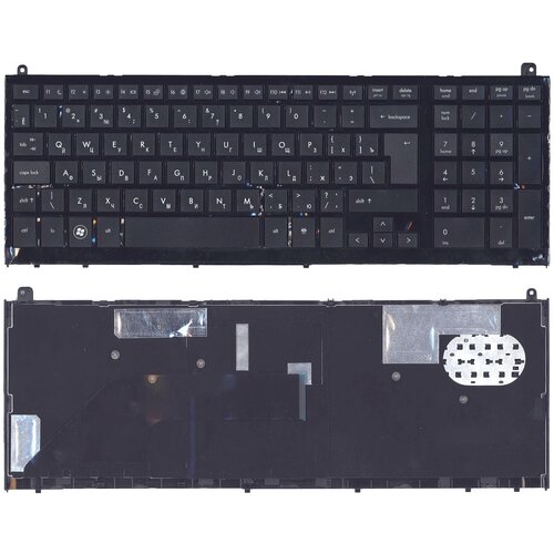 Клавиатура для ноутбука HP Probook 4520S 4525s черная c рамкой