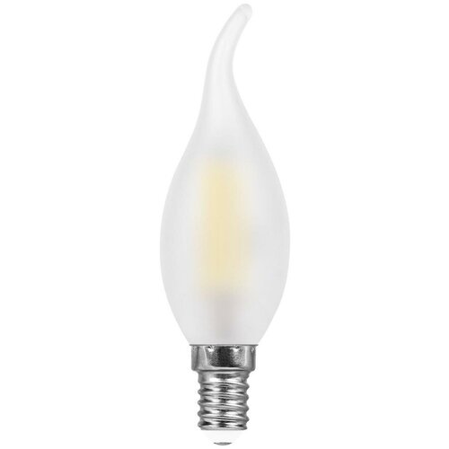 Лампочка светодиодная свеча на ветру E14/C35T 11Вт 930Лм белый нейтральный 4000К, 38011