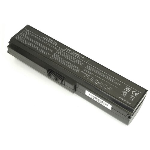 Аккумуляторная батарея (аккумулятор) для ноутбука Toshiba C650 C660 C655 L655 L750 L775 X770 6600mAh 10.8V (усиленный аккумулятор)