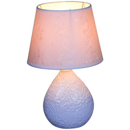 Настольная лампа с абажуром Reluce E14 12357-0.7-01