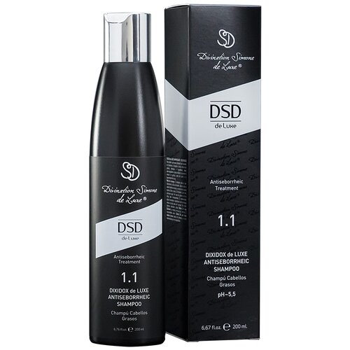 Divination Simone DeLuxe шампунь 1.1 Dixidox de Luxe Antiseborrheic Антисеборейный, 200 мл