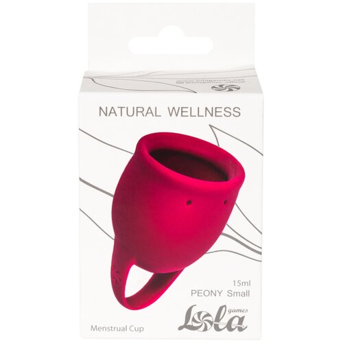 Lola games  Менструальная чаша Natural wellness, малиновый