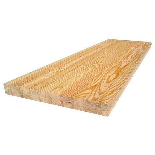 Столешница для кухни / для стола, клеевая из массива дерева Лиственница 500х600x40мм цельноламельная