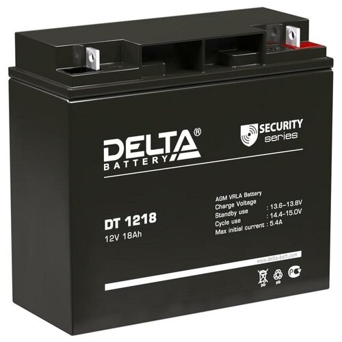Аккумулятор 12В 18А. ч Delta DT 1218 (10шт. в упак.)