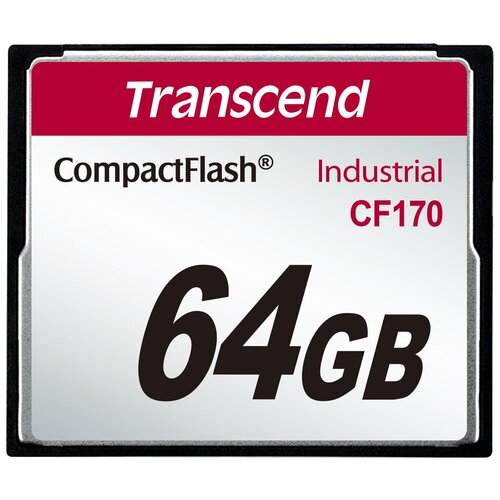 Промышленная карта памяти CompactFlash Transcend 170, 64 Гб MLC, темп. режим от -25? до +85?