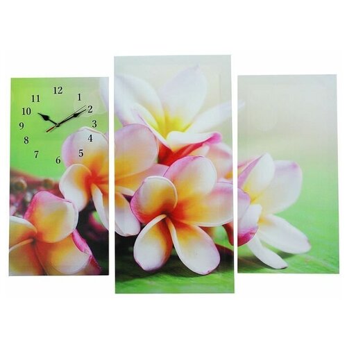 Часы настенные модульные "Сиреневые цветы", 60 х 80 см