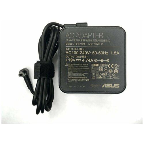 Блок питания (зарядное устройство) для ноутбука Asus ADP-90SB BBAX 19V 4.74A (5.5-2.5) 90W Square