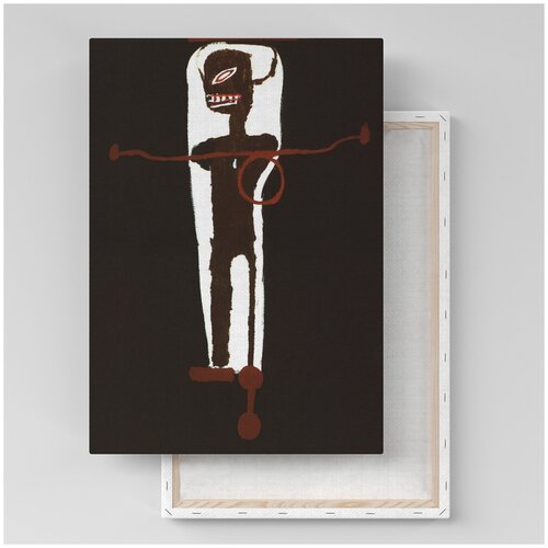 Картина на холсте с подрамником / Basquiat J.M. - Gri Gri / Баския Жан-Мишель