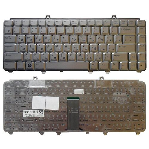 Клавиатура для ноутбука Dell NSK-D920R русская, серебристая