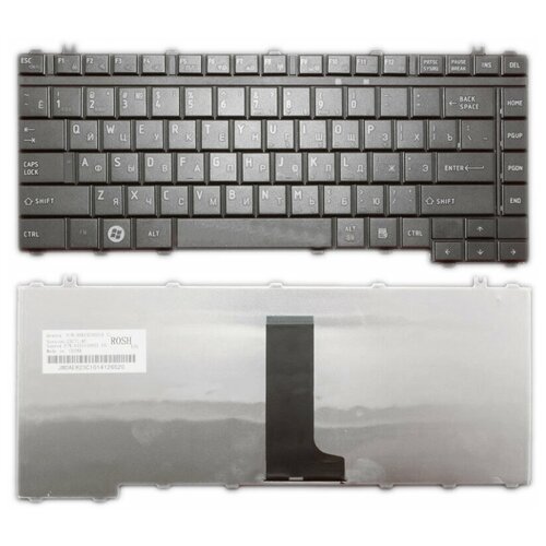 Клавиатура для ноутбука Toshiba MP-06866U4-6983 черная