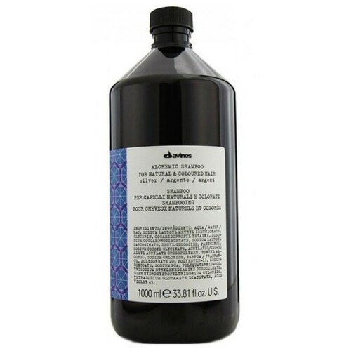 Davines Alchemic Shampoo (silver) - Шампунь «Алхимик» для Натуральных и Окрашенных Волос (Серебрянный) 1000мл