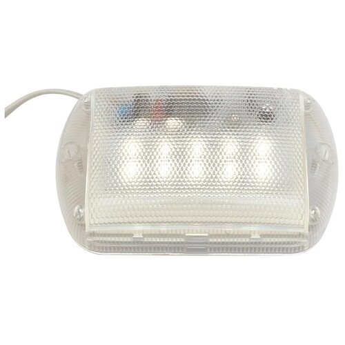 Настенно-потолочный светильник Актей Гермес СА-5006Д, 6 Вт, кол-во ламп: 1 шт., 4000 К, цвет арматуры: белый, цвет плафона: бесцветный