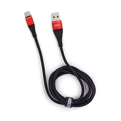 USB-кабель BYZ BC-015t AM-Type-C 1,2 метра, 3A, силикон, черный