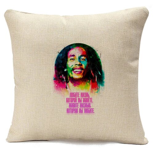 Подушка CoolPodarok Легенда Bob Marley