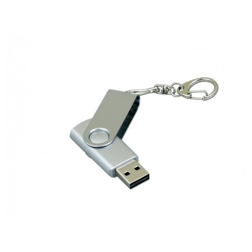 Флешка для нанесения Квебек (128 Гб / GB USB 3.0 Серебро/Silver 030 Флеш-карта Брелок)