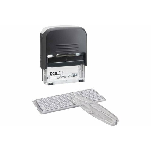 Colop Штамп самонаборный автоматический пластик 5 строк 18х47 мм PRINTER С 30/1SET black 00-00000851