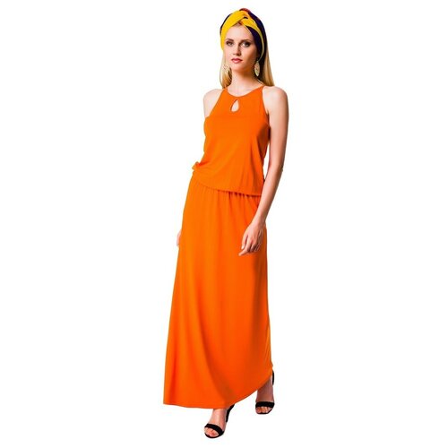 Платье MONDIGO, размер 44, оранжевый