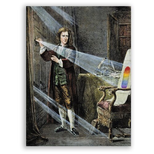 Постер на бумаге / Isaac Newton / Исаак Ньютон