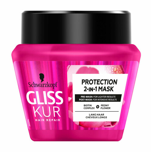 SCHWARZKOPF & HENKEL Маска дл яволос Gliss Kur Безупречно Длинные, 300 мл