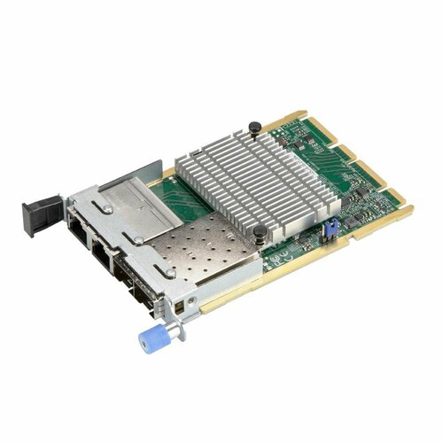 SuperMicro Сетевой адаптер SuperMicro AOC-ATG-i2T2SM Advanced I/O Module (AIOM) Form Factor, 2x10GbE SFP+ (Intel® X710-BM2) AOC-ATG-i2T2SM