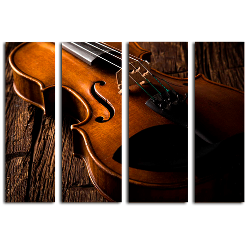 Модульная картина Скрипка в кабинете 132х90 см