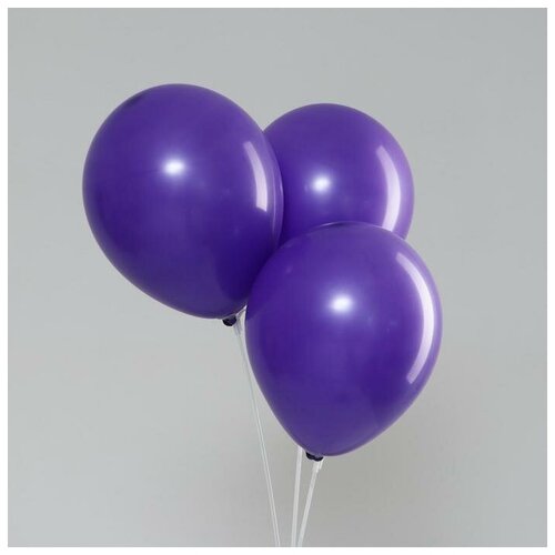 Воздушные шары для праздника 12" Neotex CO, стандарт, набор 12 шт, цвет лаванда