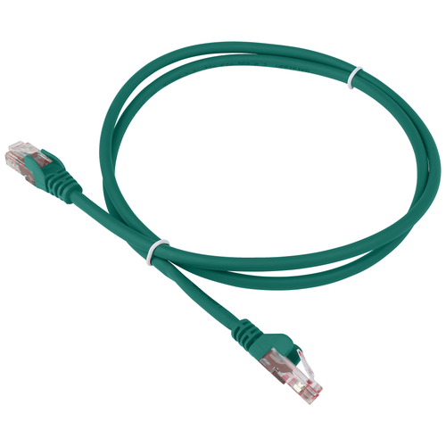 Патч-корд Lanmaster LAN-PC45 RJ-45 (m) - RJ-45 (m) CAT6 U/UTP, 1.5 м, 1 шт., зеленый