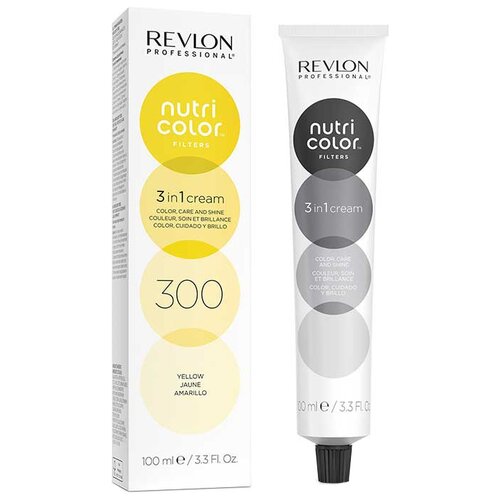 Revlon Professional Краситель прямого действия Nutri Color Filters 3 In 1 Cream, 300 yellow, 100 мл, 122 г