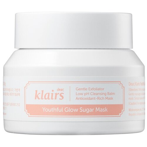 Klairs Сахарная маска-скраб для сияния кожи Youthful Glow Sugar mask, 110 гр