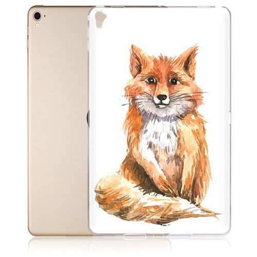 Чехол задняя-панель-накладка-бампер MyPads детская лиса для iPad Pro 2 10.5 A1701/A1709/iPad Air 3 (2019) противоударный
