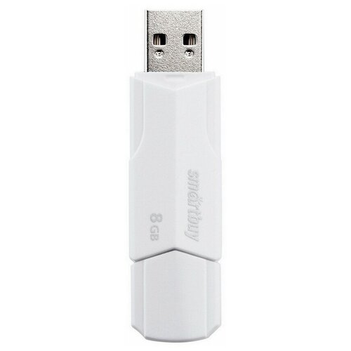 Флеш-накопитель USB 8GB Smartbuy Clue белый