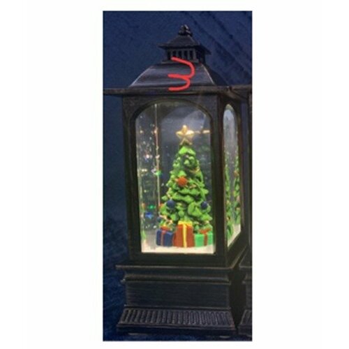 Сувенир с подсветкой Christmas «Фонарь - Нарядная ёлочка» 12,8х5,4 см (3хAG13)