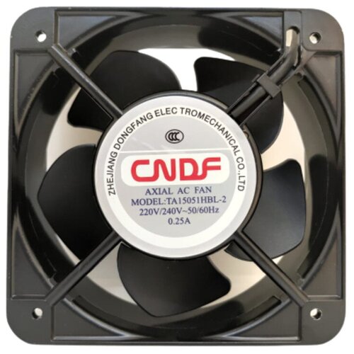 Вентилятор CNDF 15051HBL 150x150x51 220V 0.25A 304м3/час 2500об/мин подшипник качения