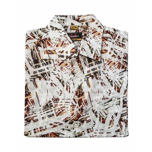Рубашка Maestro, размер 46/M/178-186/40 ворот, белый