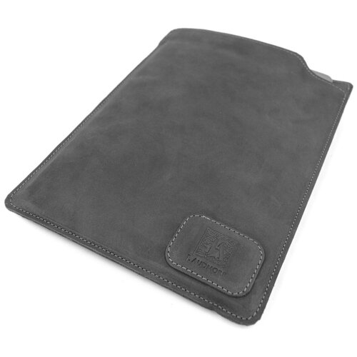 Кожаный чехол для планшета / ультрабука 12.9-13" Newkee Graphite 12.9 (Apple iPad 12.9 Pro), графит