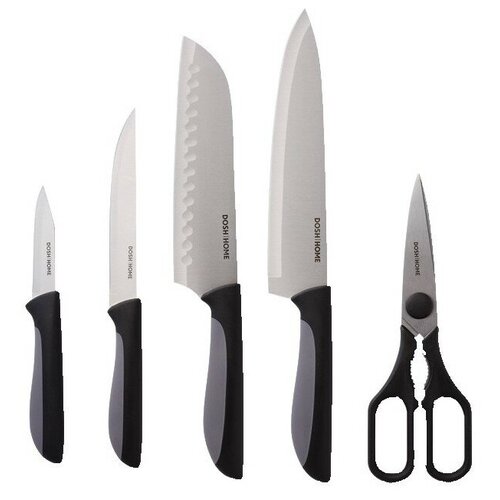 Набор ножей DOSH | HOME Lynx 100609, серый/черный