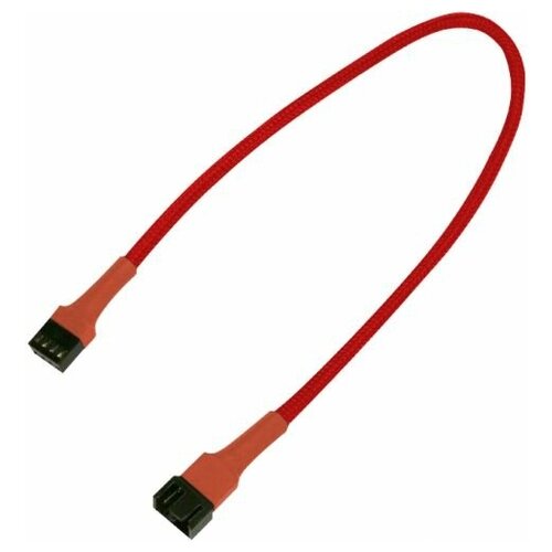 Аксессуар Удлинитель Nanoxia 4-pin PWM 30cm Red NXPWV30R