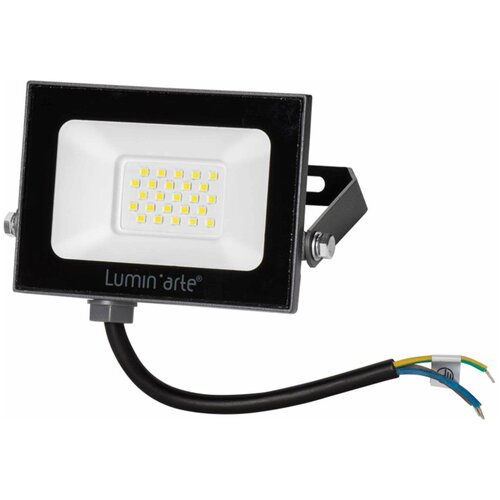 Прожектор Luminarte LFL светодиодный уличный настенный, 20 Вт, 5700K, IP65, холодный белый свет, для акцентной подсветки фасада дома, придомовой терри