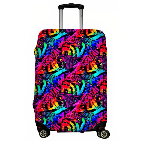 Чехол для чемодана LeJoy, размер L, фиолетовый, черный