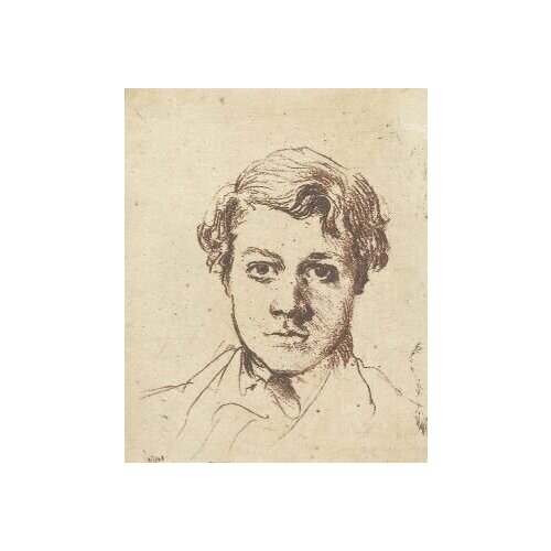 Репродукция на холсте Портрет брата художника Рене Дега (1861/1862) Дега Эдгар 40см. x 49см.